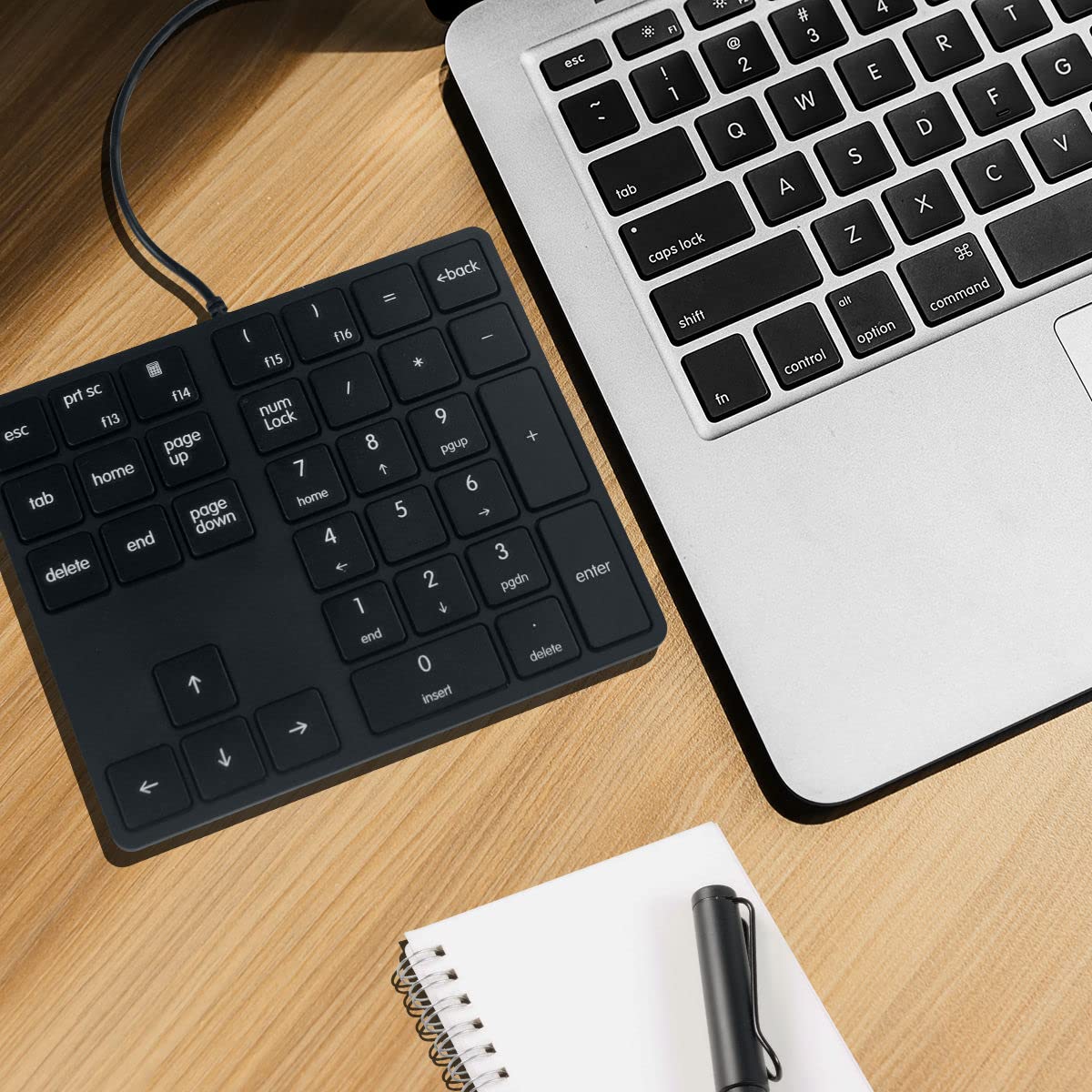 Mua Numeric Keypads Wired Numpad 34 Keys External Mini Slim Keyboard ...