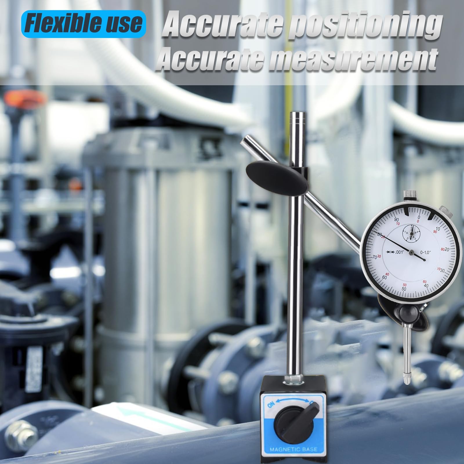 Mua Dial Indicator with Magnetic Base and Point Precision Inspection ...