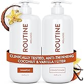 Amazon.com : Routine Wellness Anti-Thinning Shampoo and Conditioner Set ...
