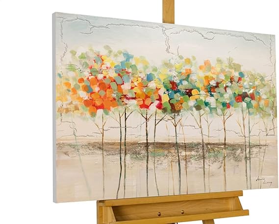 KunstLoft® Acryl Gemälde 'Bushy Reflection' 80x60cm | original ...