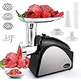 Amazon.com: Electric Meat Grinder, 2000W Multifunction Meat Mincer & Sausage Stuffer with 3 ...