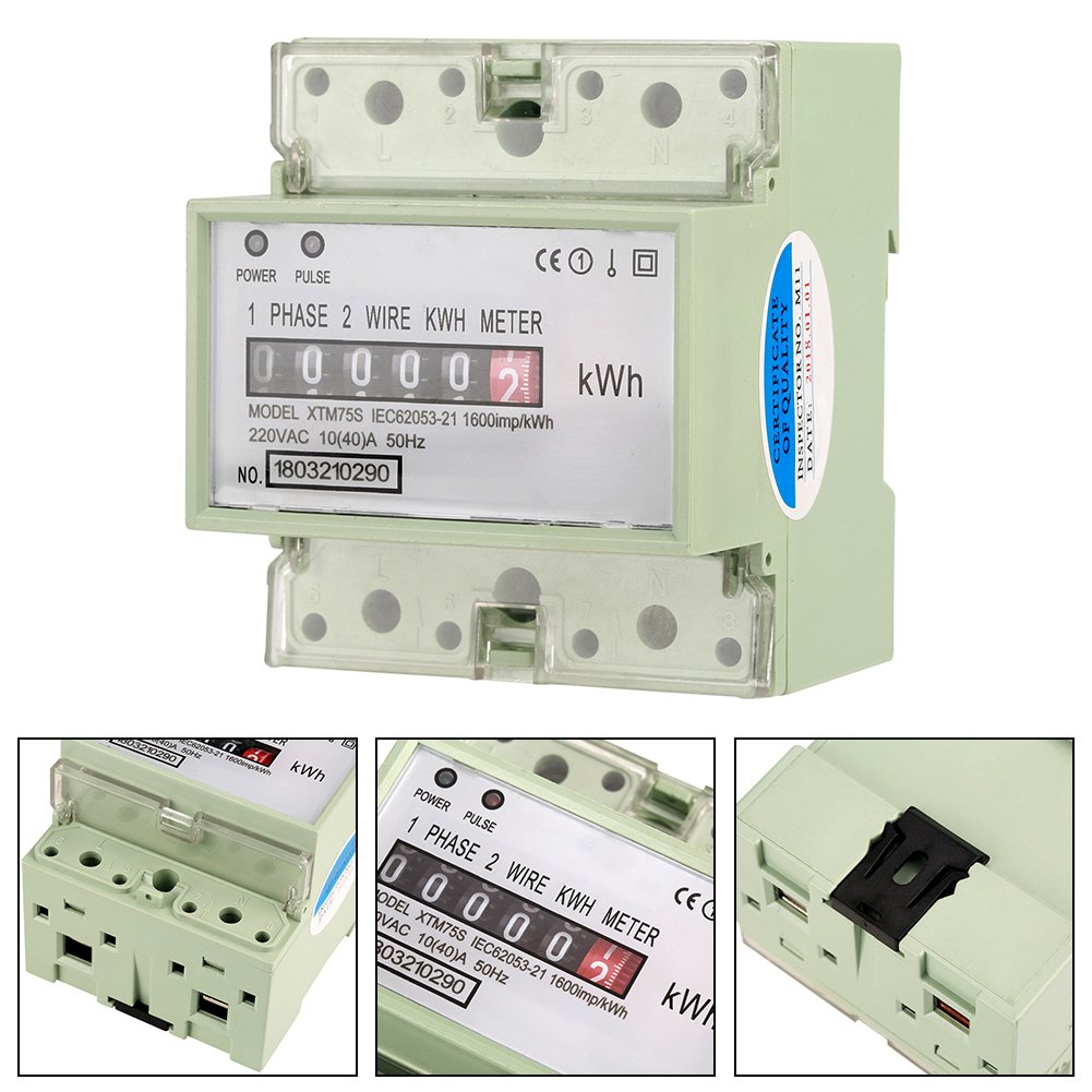 Mua Yosoo XTM75S DIN Rail Electric Meter, Electric Energy Meter, 1 ...