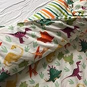 Dreamscene Kids Duvet Cover Pillowcase Bedding Set Boys Girls Dinosaur ...