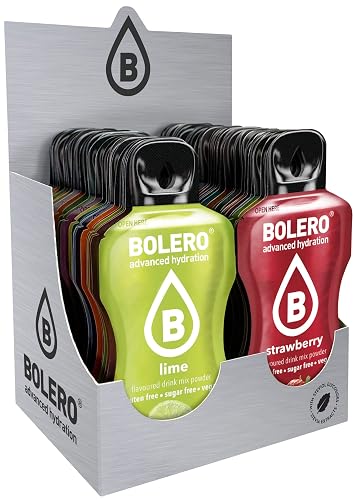 BOLERO Sugar-Free Drink Mix - 64 Variety Fruit Flavored Packets | 64 ...
