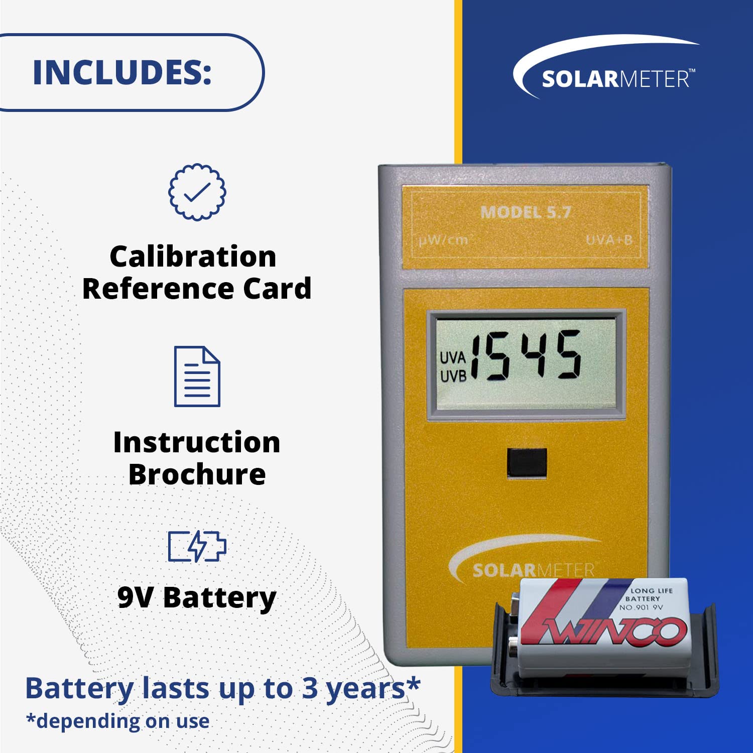 Mua Model 5.7 Sensitive UVA & UVB Total UV Light Meter, Handheld ...