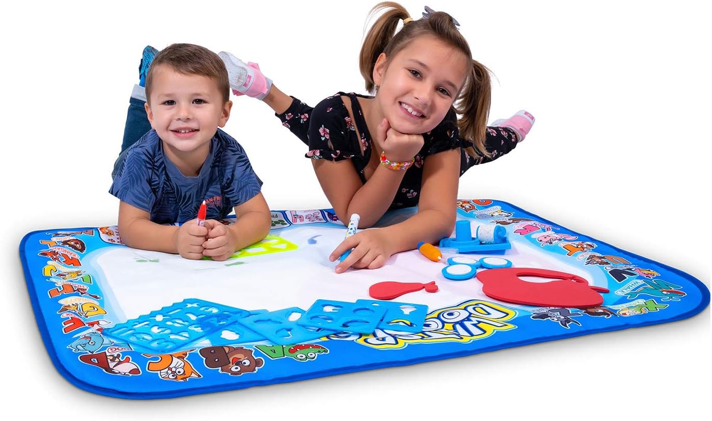 JoyKip Water Doodle Mat for kids, Drawing, Painting Mat with Doodle Mat ...