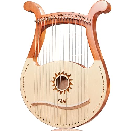 TienClef Lyre Harp 19 String Ancient Greece Style Note Shaped Helios ...