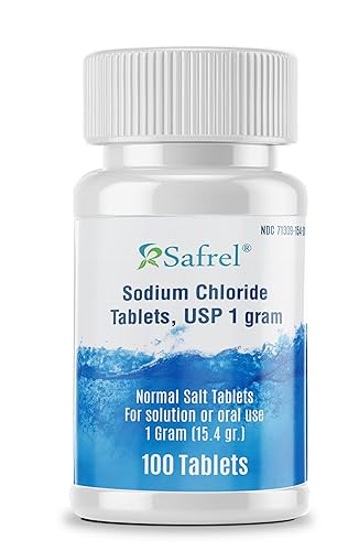 Safrel Sodium Chloride Tablets 1 gm, USP | Normal Salt Tablets | (15 ...