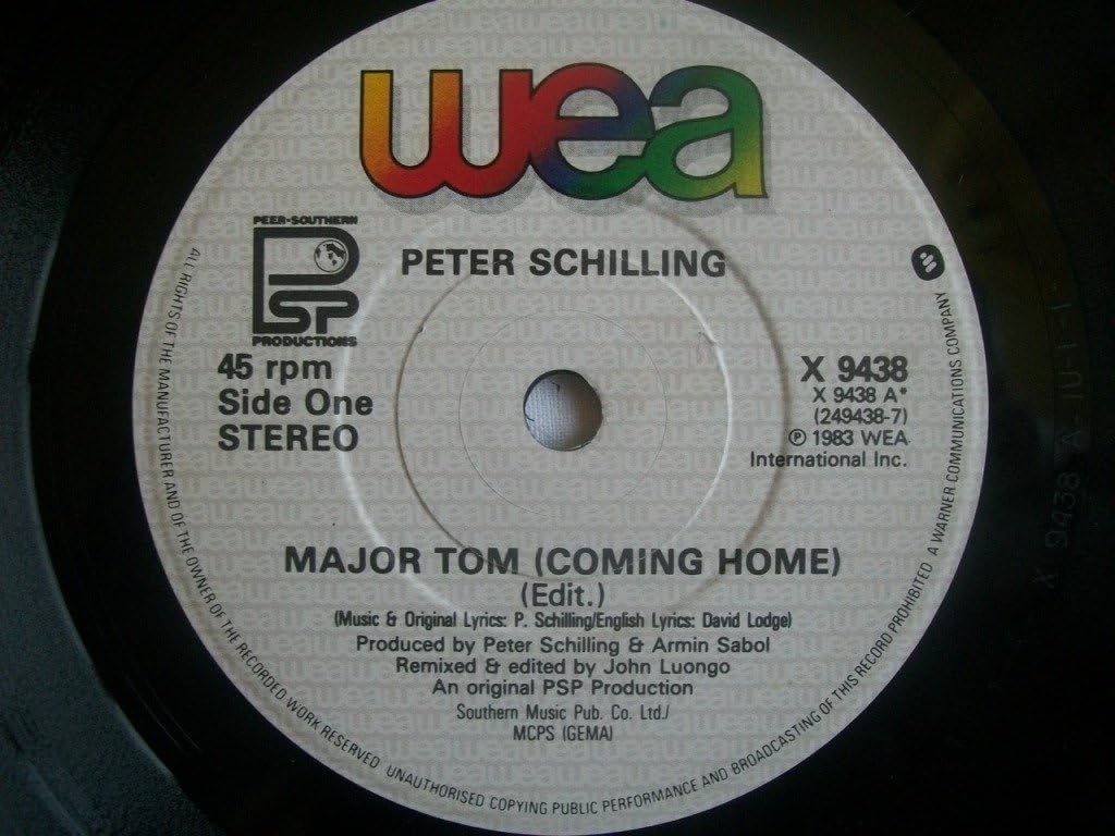 PETER SCHILLING Major Tom (Coming Home) 7" 45 - Amazon.co.uk