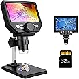 LCD Digital Microscope,4.3 Inch 1080P 10 Megapixels,1-1000X ...