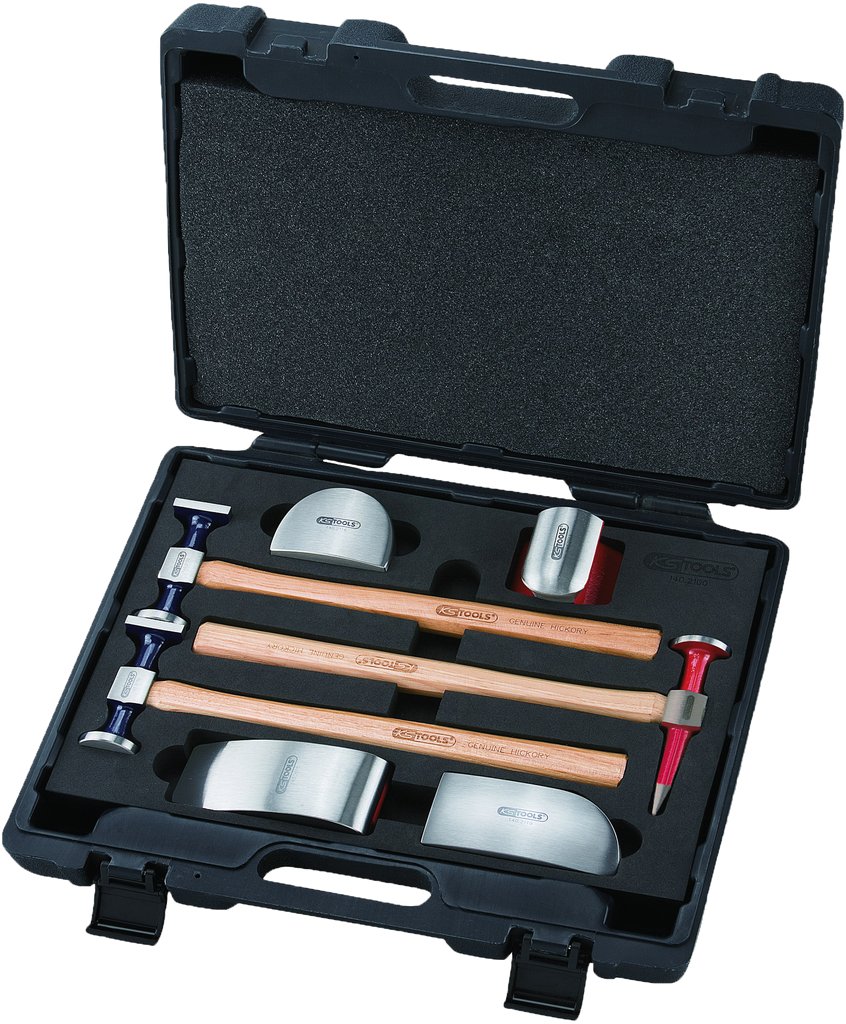 KS Tools 140.2100 Panel beating set, 7 pcs – BigaMart