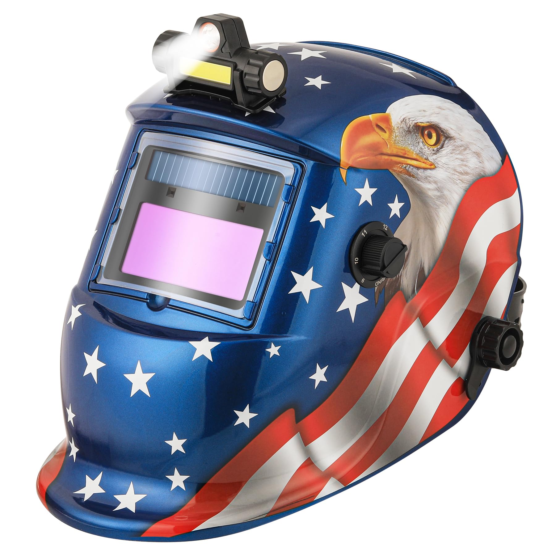 WALKEREN WR01 Welding Helmet Auto Darkening with LED Light True Color ...