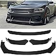 Amazon.com: DREAMOTOR Front Bumper Lip Spoiler, Car Universal Adjustable Spoiler Splitter ...