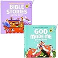 Amazon.com: Bible Stories and God Made Me- Bundle of 2 Books ...