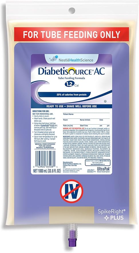 Amazon.com: Nestle Clinical Nutrition Diabetisource Ac Nutritional ...