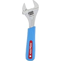 Channellock 808WCB 8-Inch Chrome Adjustable Wrench with Code Blue Grips ...