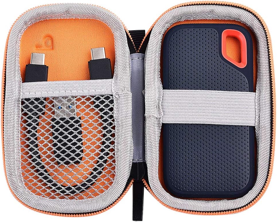 Portable Shockproof Case for SanDisk Extreme Portable SSD 250GB/ 500GB ...
