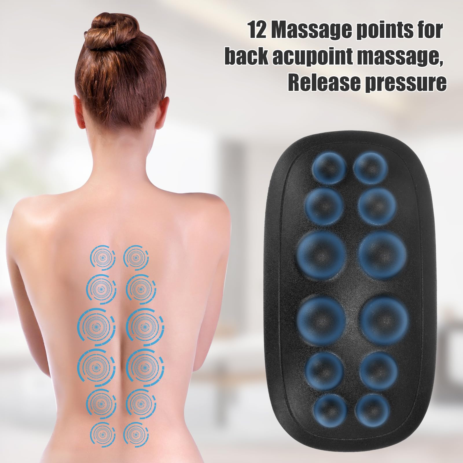 Mua Lumbar Back Stretcher for Lower Back Pain Relief with Massager ...