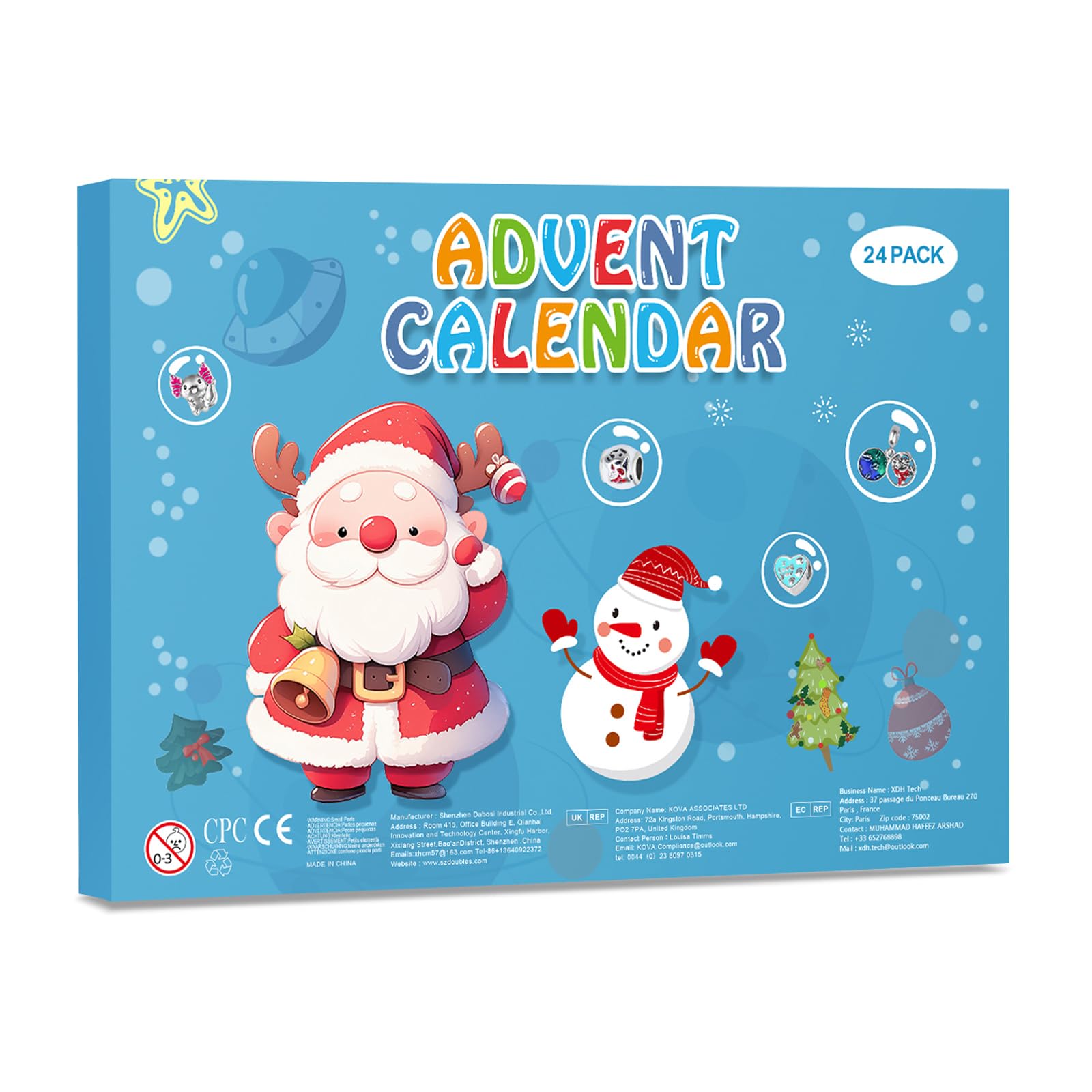 Myouth Advent Calendar 2025 for Kids Christmas 24 Days Countdown ...