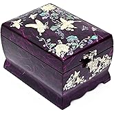 Amazon.com: MADDesign Mother of Pearl Lacquered Jewelry Music Box Two ...