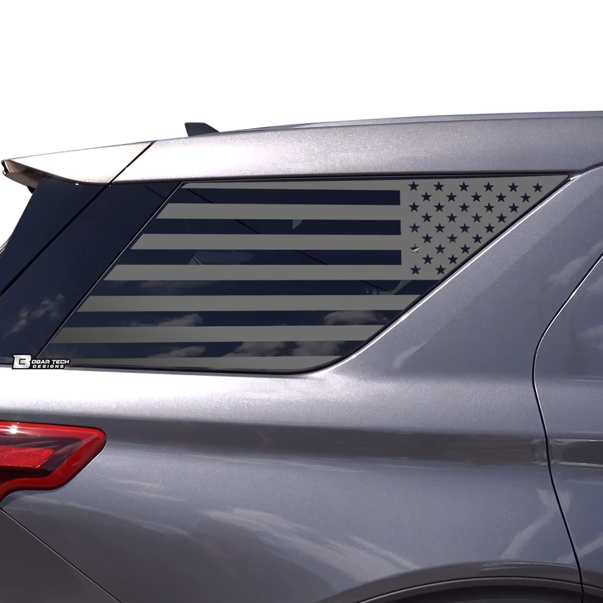 Mua BOGAR TECH DESIGNS - Precut American Flag Rear Side Quarter Window ...