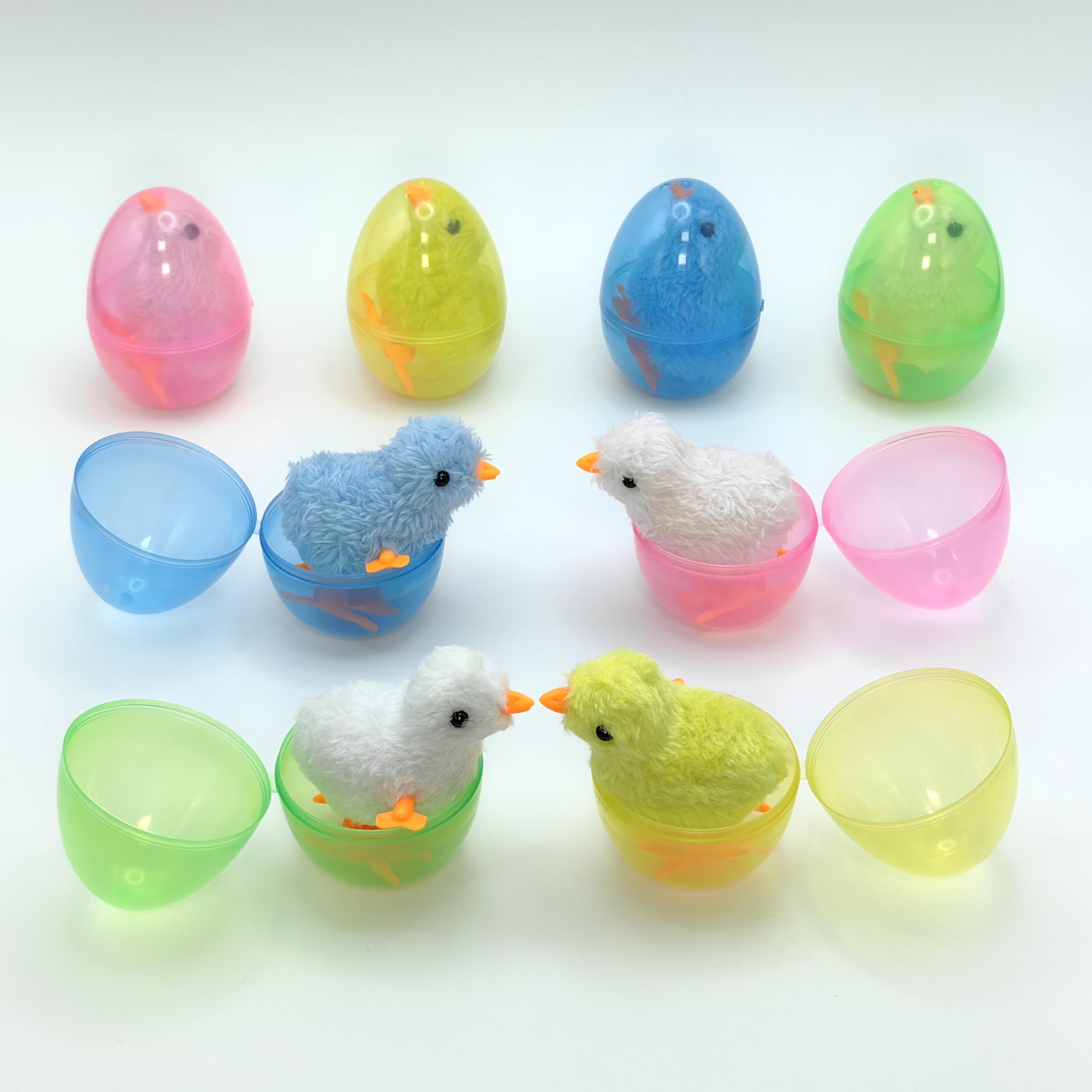 rosuncomeili 8 Pack Wind Up Chicks Easter Chicks Party Favors Birthday ...