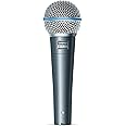 Amazon.com: Shure BETA 58A Vocal Microphone - Single Element Supercardioid Dynamic Mic for Stage ...