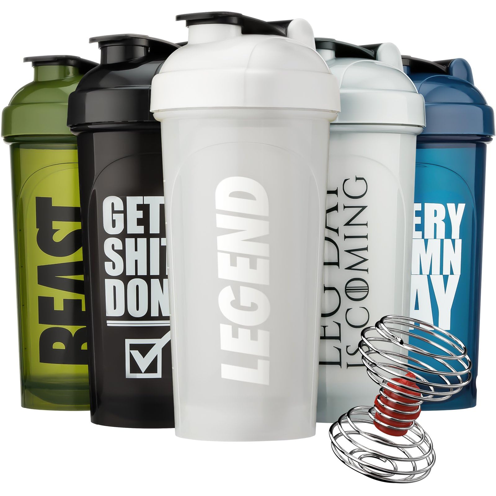 Mua OG Logo [5 Pack] 28 oz Shaker Bottles for Protein Shakes, Shaker ...
