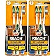 Amazon.com : Reach Ultra-Clean Soft Toothbrush with Covers, Assorted ...
