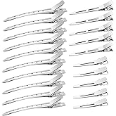 Amazon.com: 60PCS Hair Clips Metal Silver Duck Bill Hair Clips for ...