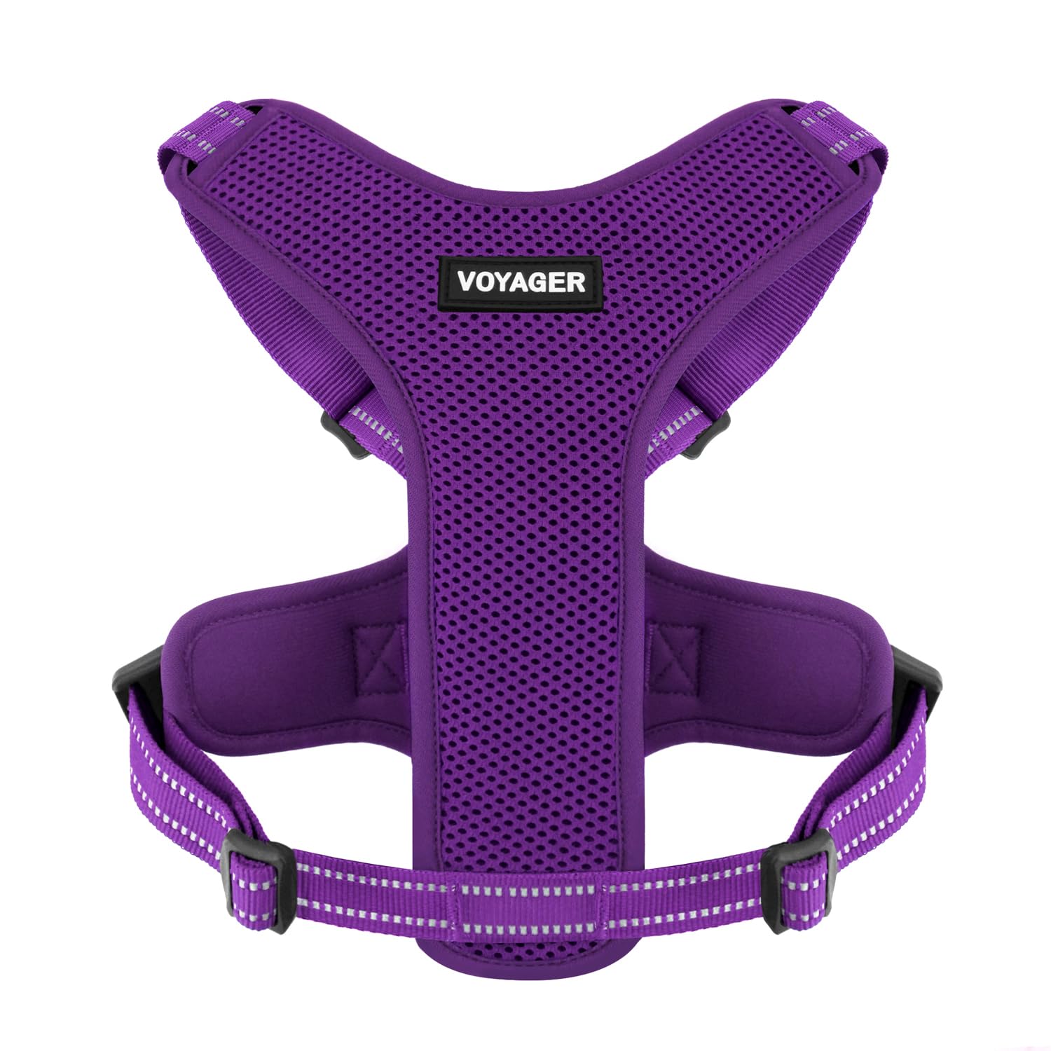 Air Frontier Mesh Dog Harness with Steel Leash D-Ring, Reflective ...