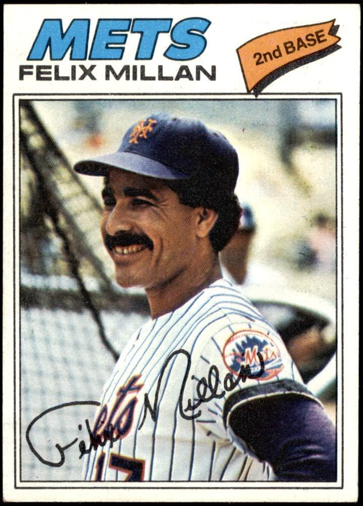 Amazon.com: 1977 Topps # 605 Felix Millan New York Mets (Baseball Card ...