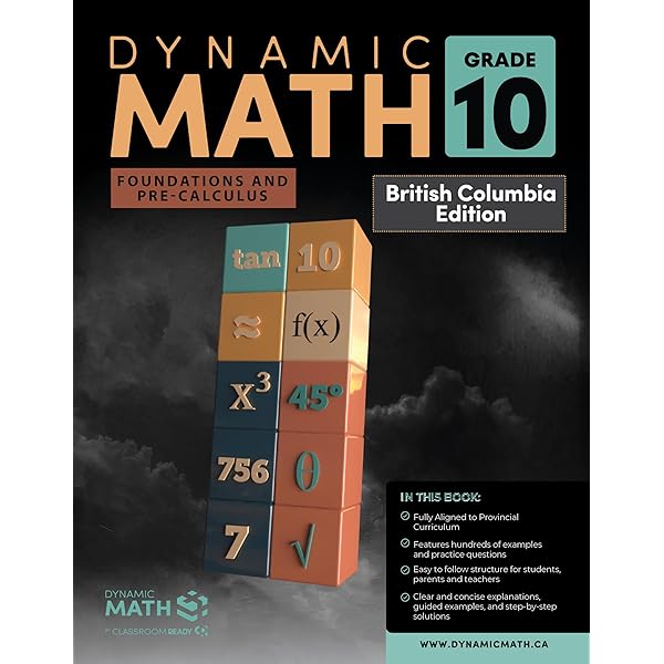 Canadian Curriculum Grade 9 Dynamic Math Workbook - Complete Grade 9 ...