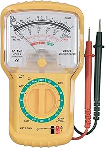 Amazon.com: Extech 38073 Mini Analog MultiMeter : Automotive