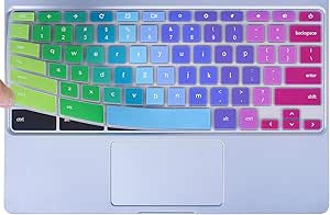 Amazon.com: Colorful Keyboard Cover for Samsung Chromebook 4 3 XE310XBA ...