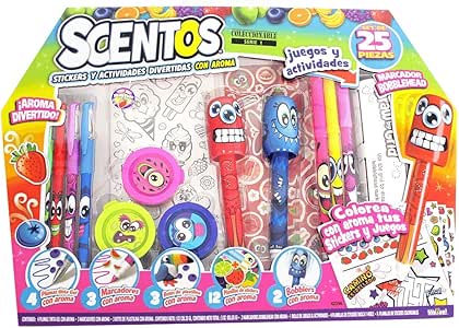 Amazon.com: Scentos 25 Piece Sticker and Activity Fun Set: Toys & Games