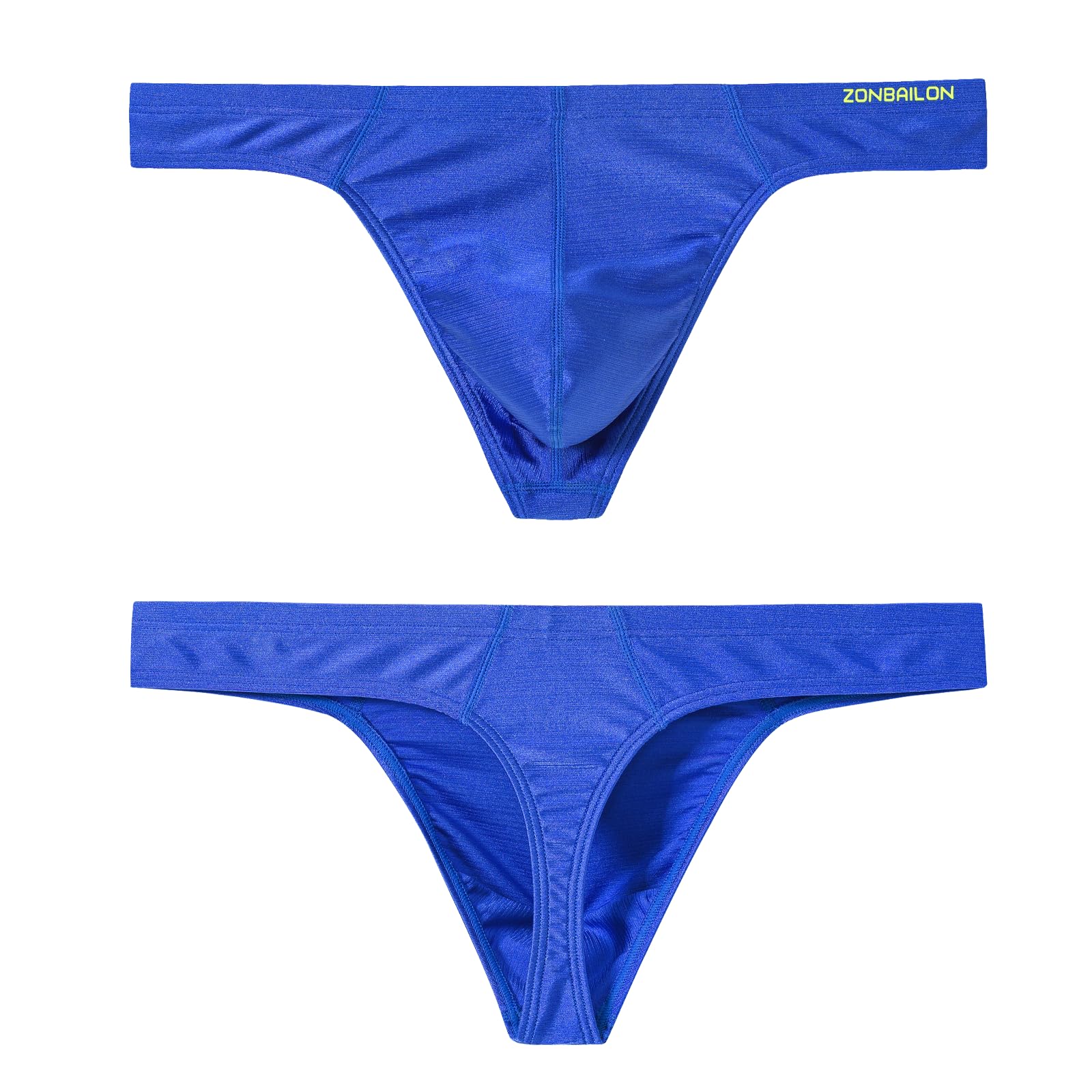 JINSHI Men's Thong Underwear Sexy Ice Silk Glossy G String Male ...