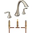 Moen T943BN Eva Two-Handle High-Arc Roman Tub Faucet without Valve ...