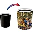 Amazon.com: Morphing Mugs Disney - Beauty and the Beast - Picnic - Thomas Kinkade - One 11 oz ...