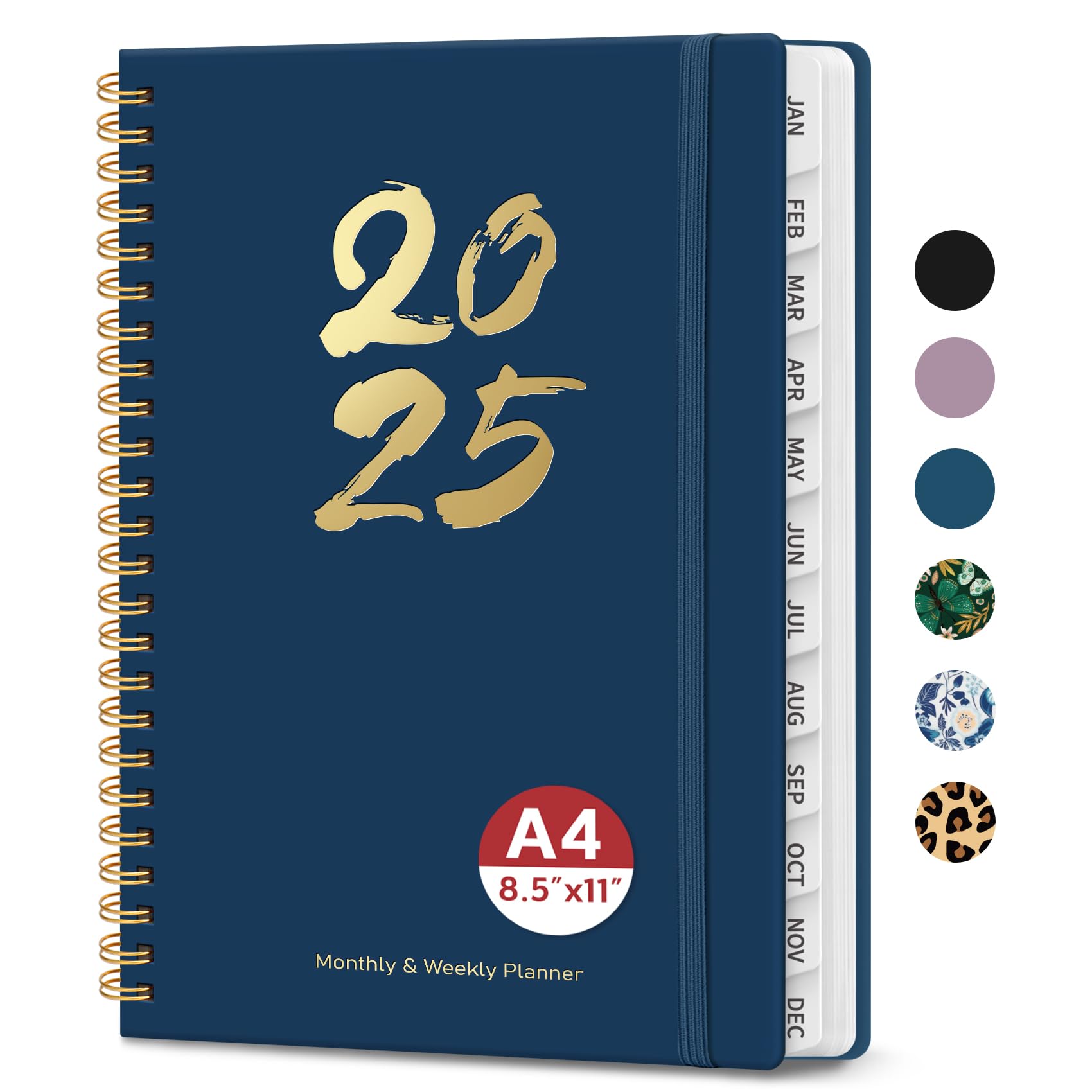 2025 Planner, Weekly and Monthly Calendar Planner Book (Jan 2025 - Dec ...