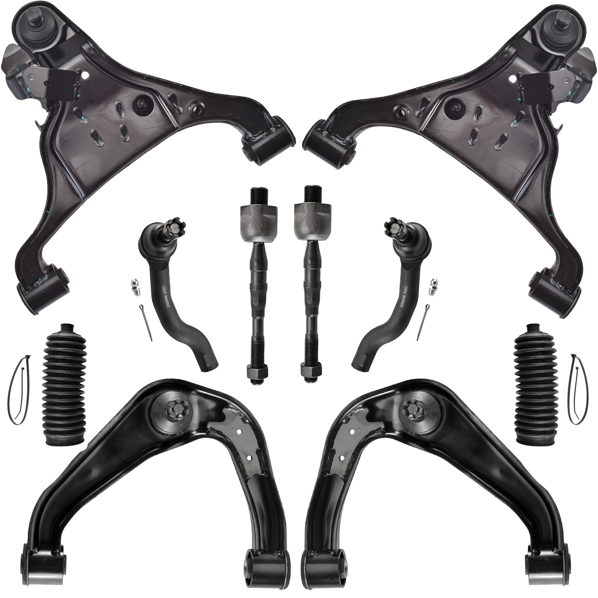 ASTARPRO 10pcs Front Upper Control Arm and Front Lower Control Arm and ...