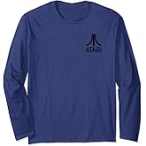 Amazon.com: Atari Vintage Gaming Logo Black Retro Arcade Fun Graphic T ...