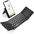 Foldable Keyboard, iClever BK08 Bluetooth Keyboard with Sensitive ...