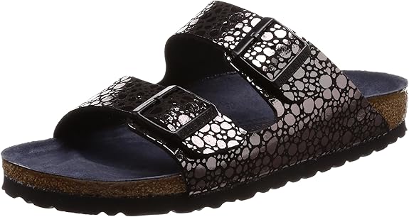 Birkenstock Arizona Metallic Stones Women, Strappy Sandals, Ladies ...
