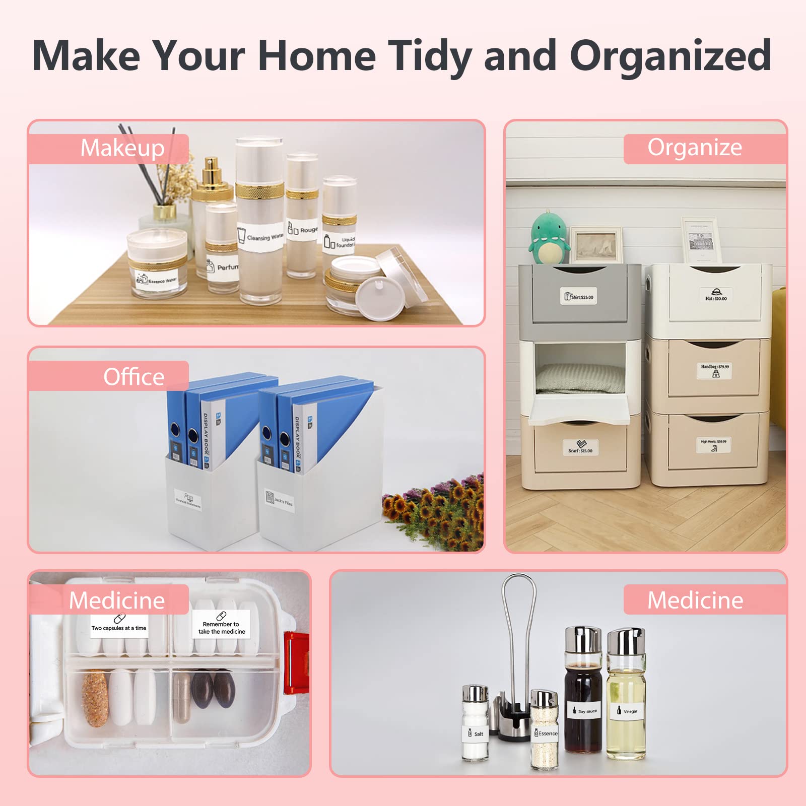 Mua PikDik Mini Bluetooth Label Makers - D11 Pink Label Maker Machine ...