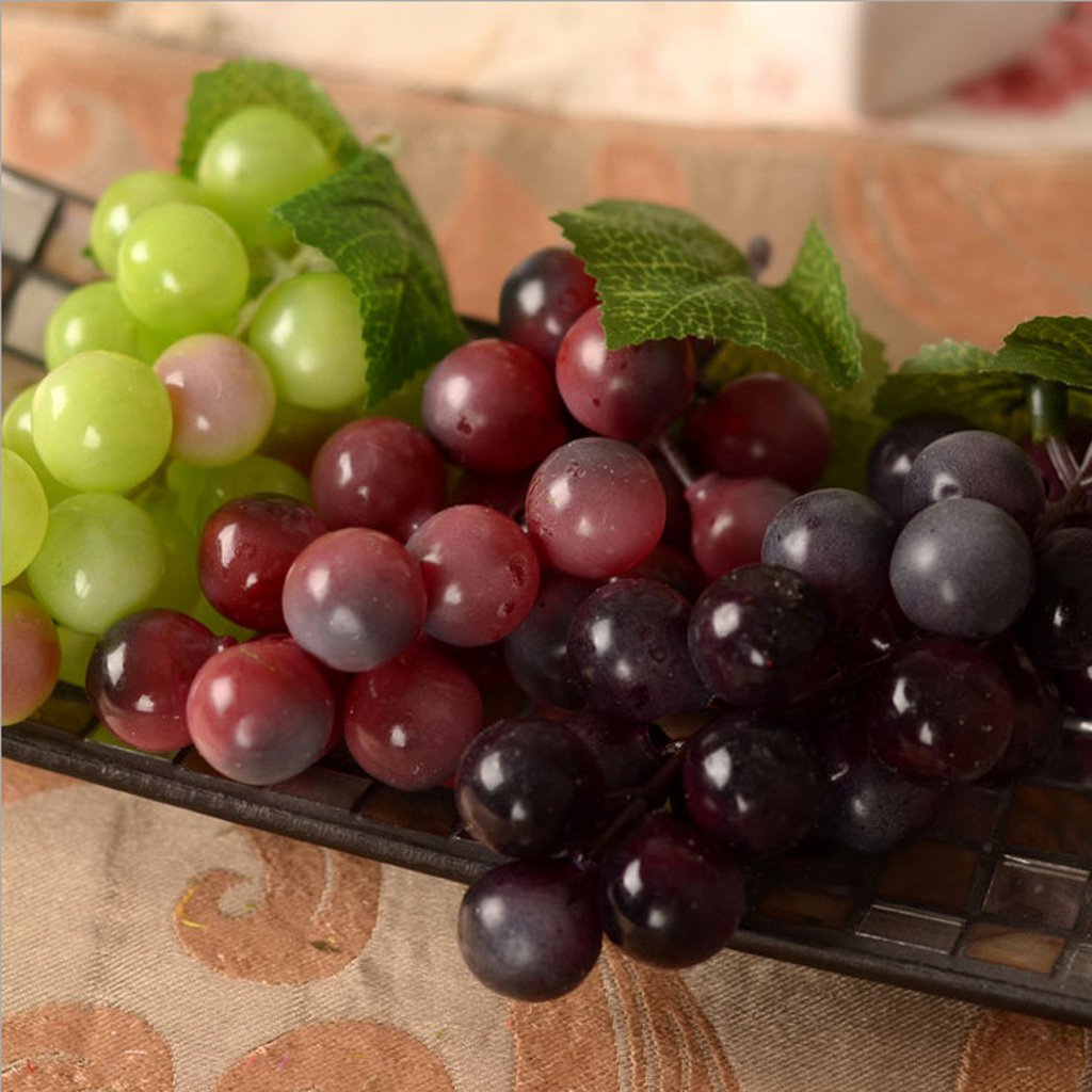 Frutti artificiali S petsola Frutta Finta Grappolo UVA Pera Limone Mela ...