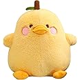Amazon.com: PEACH CAT Cute Fruit Pear Duck Plush Pillow Duck Stuffed ...