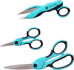 Amazon.com: SINGER ProSeries Sewing Scissors Bundle, 8.5" Heavy Duty ...