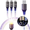 Amazon.com: BDQQ Light Up Phone Charger Cord, Multi LED Charging Cable ...