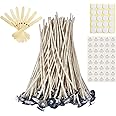 Amazon.com: 100 pcs 6" ECO Candle Wicks for Candle Making Coated with ...
